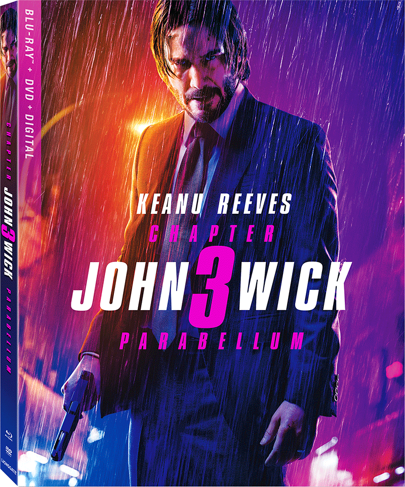 John Wick Chapter 3 Blu-ray cover